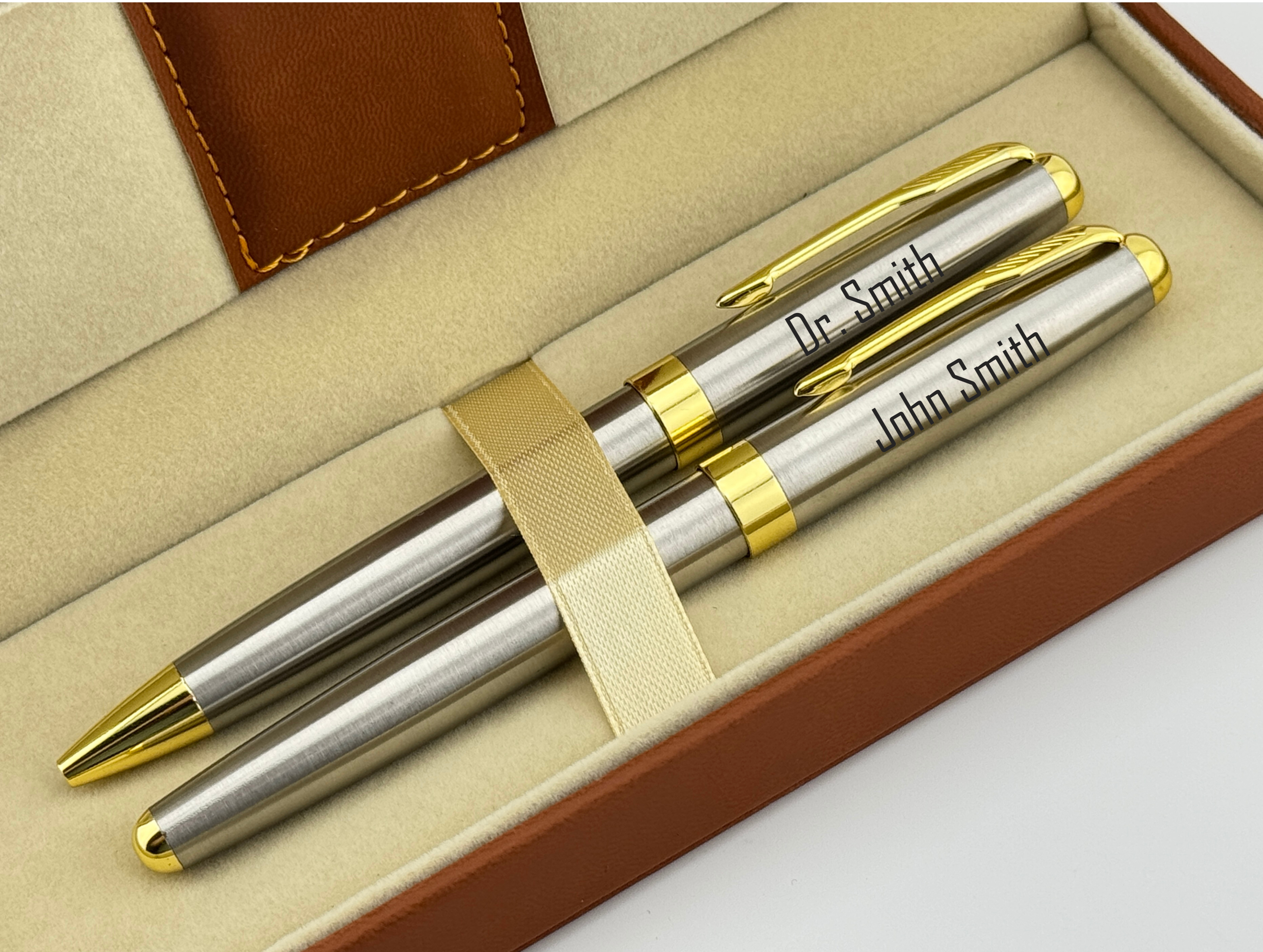 Engraved Metal Pen Set – ELMA VADA STUDIO